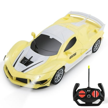 Children's Four-way Remote Control Car Wireless Light Remote Control ...