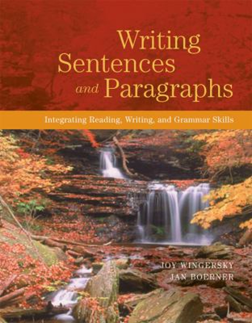 Pre-Owned Writing Sentences and Paragraphs: Integrating Reading ...