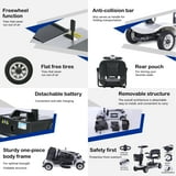 Ehoodax 4-Wheel Mobility Scooter Suitable for Seniors with Disabilities ...