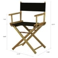 Casual Home Foldable High Weight Capacity 18" Director's Chair, Natural ...
