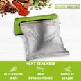 60pcs 1 Quart Mylar Bags for Food Storage - ExtraThick 10 Mil - Smell ...