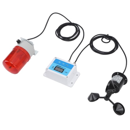 Tower Crane Anemometer, US Plug 100-240V Anemometer Alarm With Alert ...