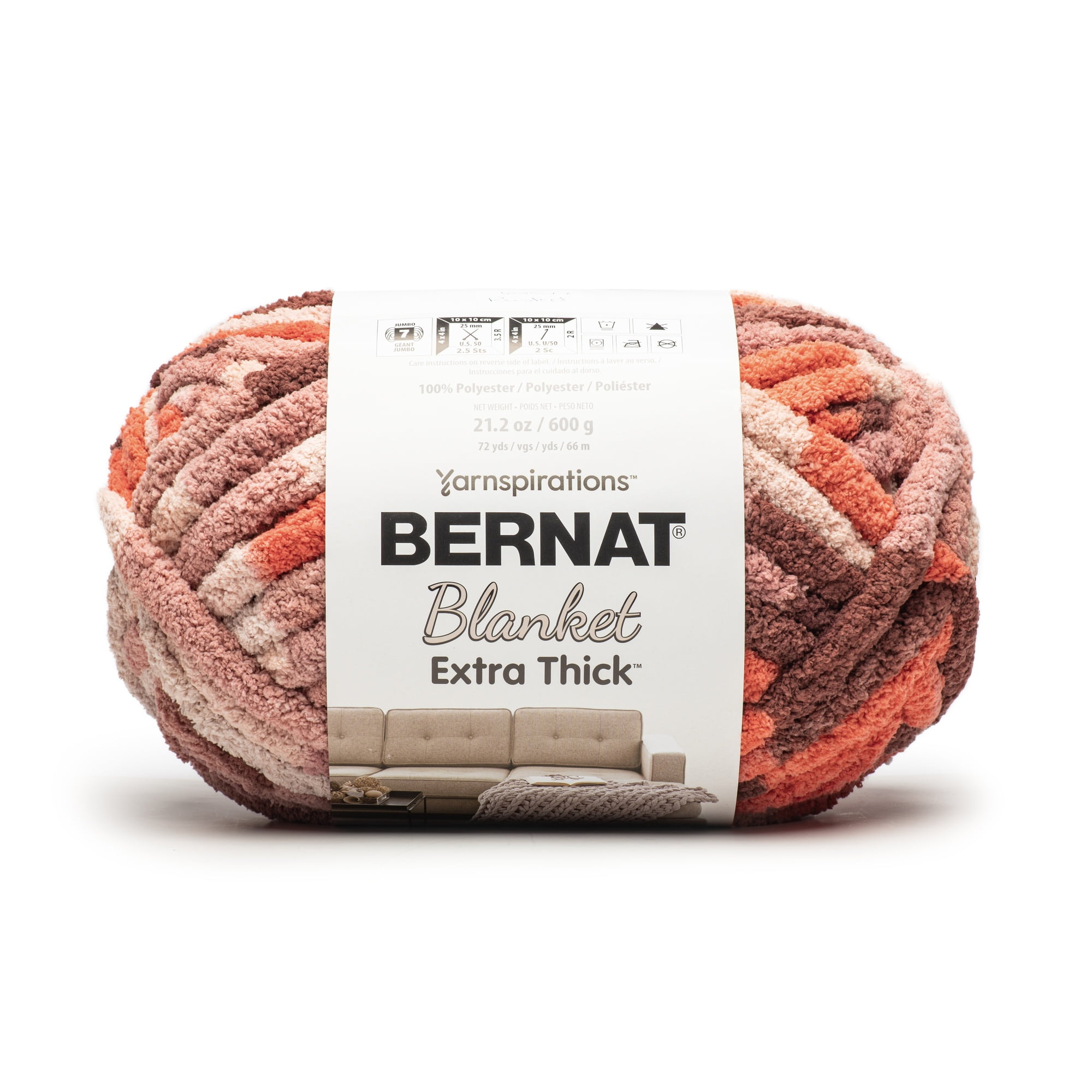 Click here for Bernat Blanket Extra Thick #7 Jumbo Polyester Yarn... prices