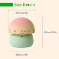 Mechanical Kitchen Timer, Cute Wind Up 60-Minute Manual Countdown for ...