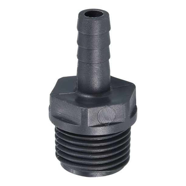 Uxcell UPVC Barb Hose Fitting 8mm Barbed G1/2 Male Thread Pipe ...