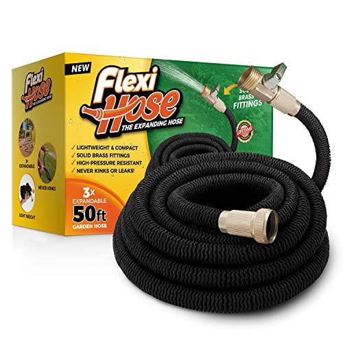 Flexi Hose 75 Ft Lightweight Expandable Garden Hose Ultimate No Kink