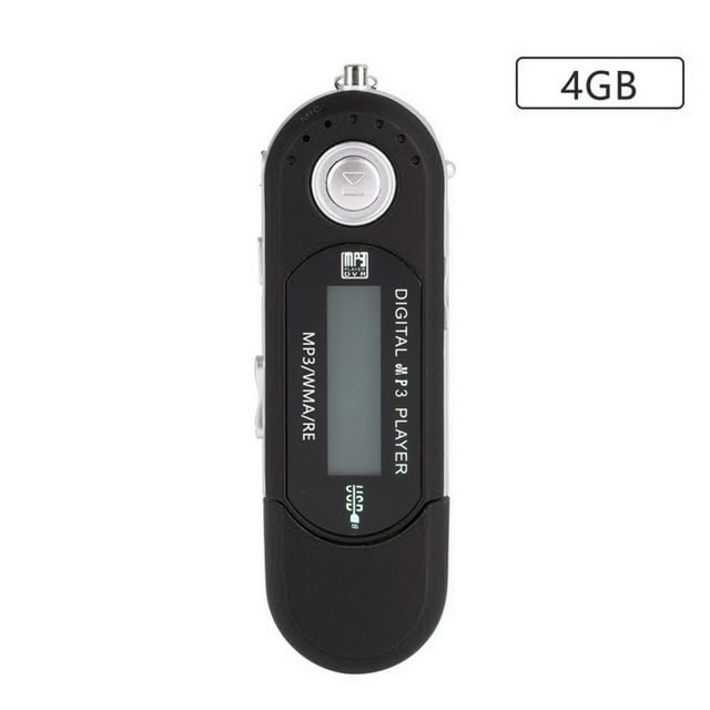USB Stick Mp3 Player, 4GB Music Player, Recording, FM Radio - Walmart.com