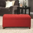 HomePop Ainsley Button Tufted Storage Bench, Multiple Colors - Walmart.com
