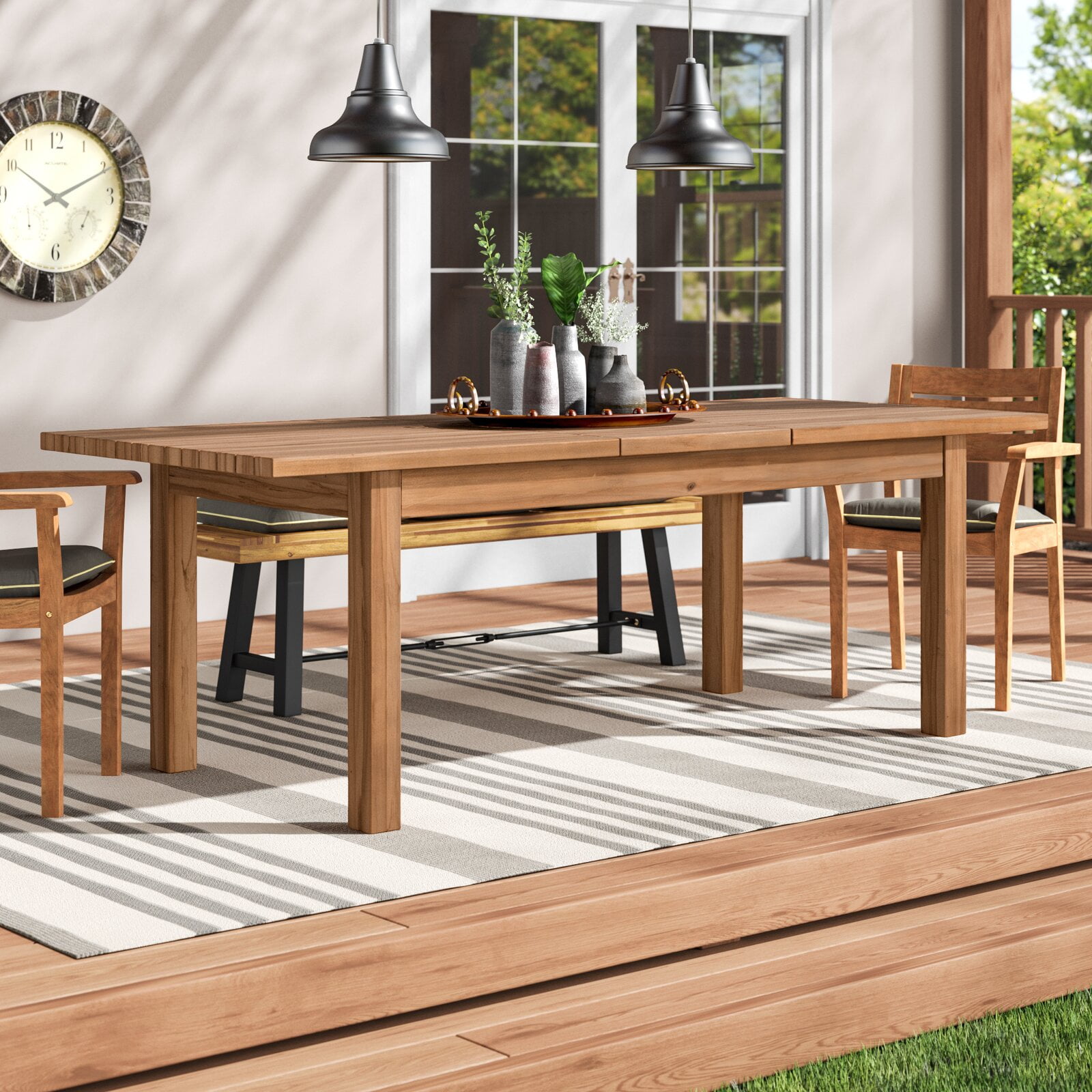 Statler Solid Wood Dining Table, Product Care: Wipe with clean damp ...