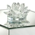 Dahlia Studios Lotus Hex 8 3/4" Wide Mirrored Jewelry Box - Walmart.com