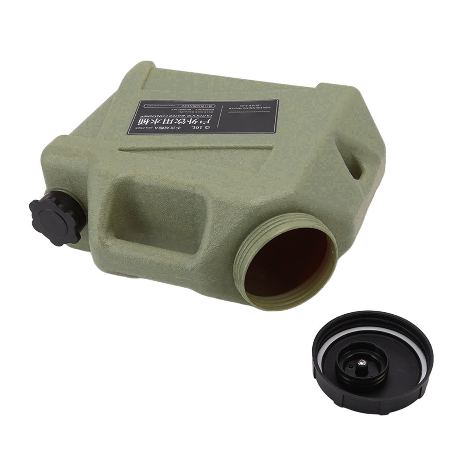 Cubo de almacenamiento de agua portátil Jadeshay 10L para acampar ...