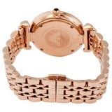 Armani Gianni T-Bar Quartz Black Mother of Pearl Dial Ladies Watch ...