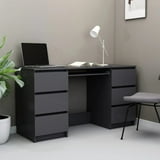 vidaXL Writing Desk Computer Desk Laptop Table Workstation Engineered ...