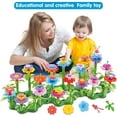 Amelia 109 Pcs. Flower Garden Building Playset, STEM Educational Toys ...