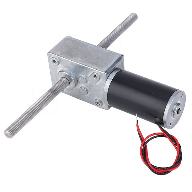 Dual Shaft Gear Motor,24V Dual Shaft Metal Worm Gear Motor Dual Shaft ...
