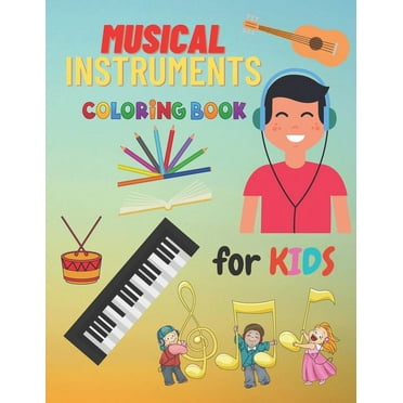 Musical Instrument Coloring Book - Walmart.com