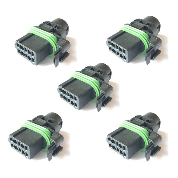 maskred 5piece Housing Plug FCI 6 Pin Electrical Waterproof Car ...