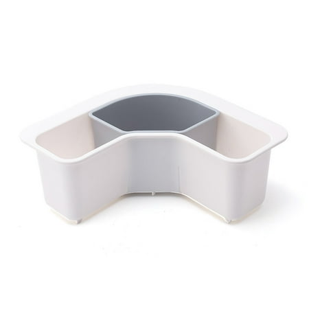 Goriertaly Sink Sponge Holder Triangular Draining Container Fruit ...