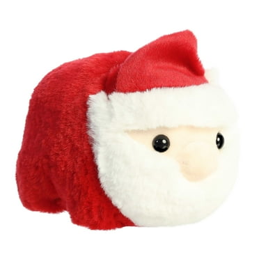 Aurora - Small White Holiday - Mallow 6" Santa - Festive Stuffed Animal ...
