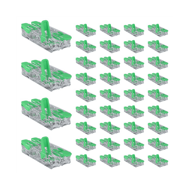 Quick Connect Wire Connectors Kit 2 to 2 Inline Electrical Lever Nuts ...