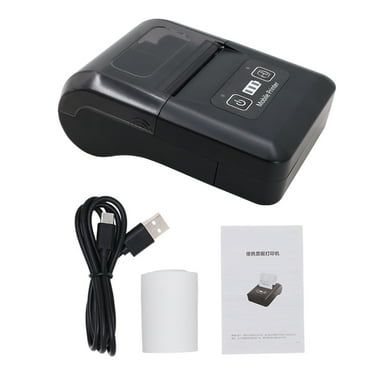Thermal Receipt Printer, 80mm USB/WiFi POS QR Code Printer with Auto Cutter 260mm/s for Cash ...