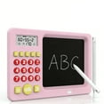 2-in-1 Math Practice Tablet for Kids, LCD Writing & Drawing Board with ...