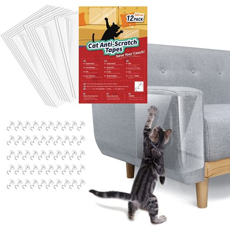 Lewondr Cat Scratch Couch Protector 12 Packs, Furniture Protectors from ...