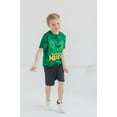 Marvel Avengers Hulk Boys T-Shirt & French Terry Shorts Outfit Set, Big ...
