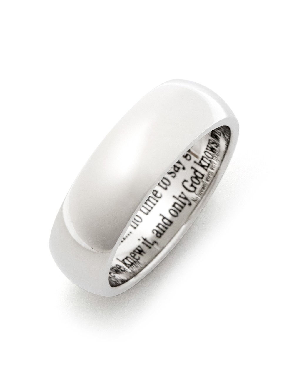 Stainless Steel Bereavement Prayer Ring for Women and Men, Ring Sizes 5 ...