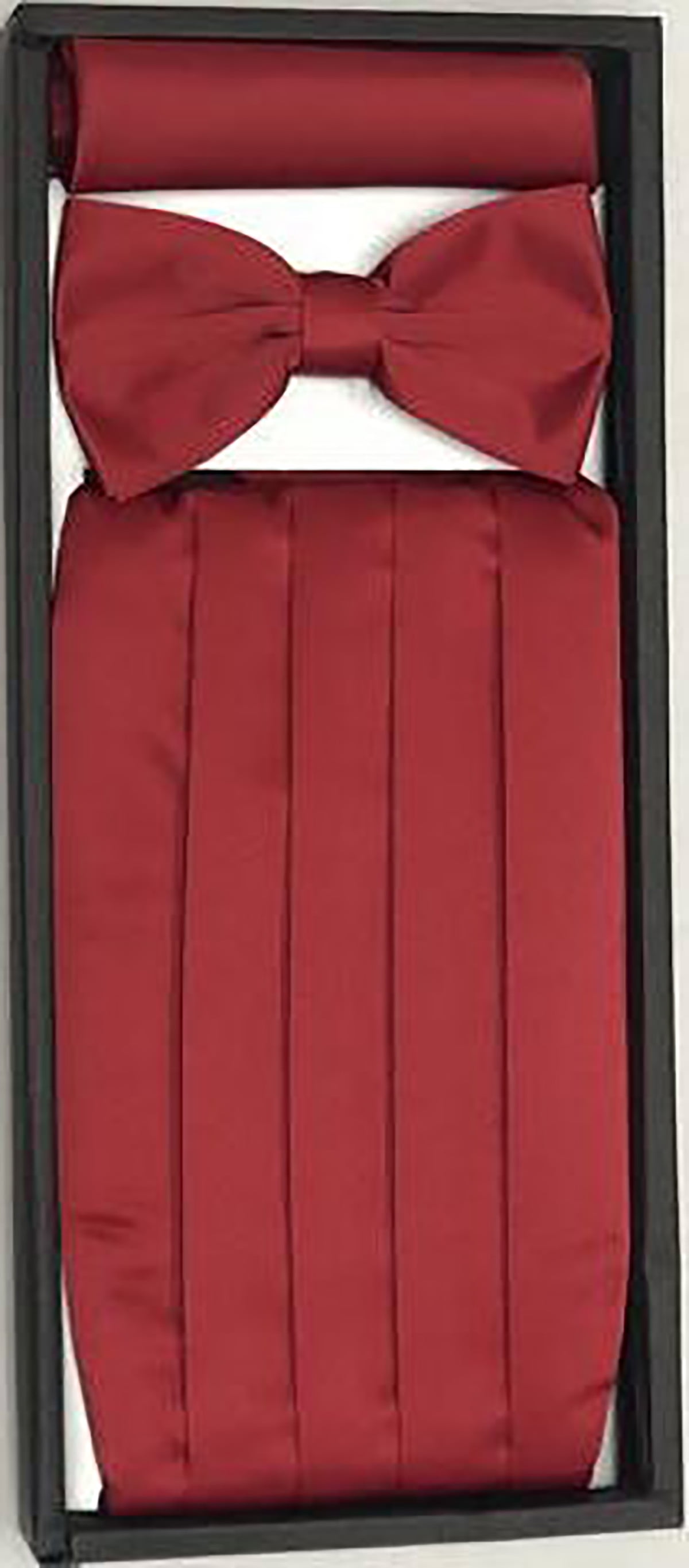 Berlioni Men's Formal Cummerbund Bowtie Hanky Set Tuxedo Accessories ...