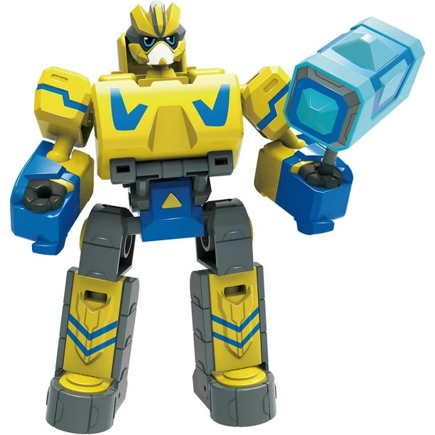 Mixer Truck Transforms into Robot Toy, Construction Vehicle Warrior Toy ...