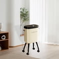 Garbage Can with Legs No Bending 15L Large Capacity Household Creative ...