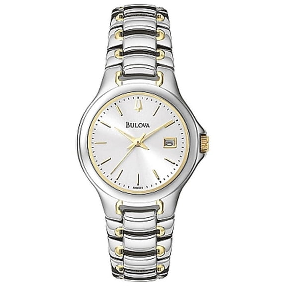 Bulova Women's Dress Two Tone Stainless Steel Watch 98M105 - Walmart.com