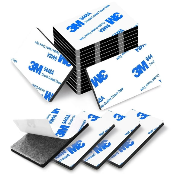 Dual Lock Fasteners, Reclosable 10 PCS 1in x 2in Heavy Duty Mounting Tape with 3M Adhesive Black ...