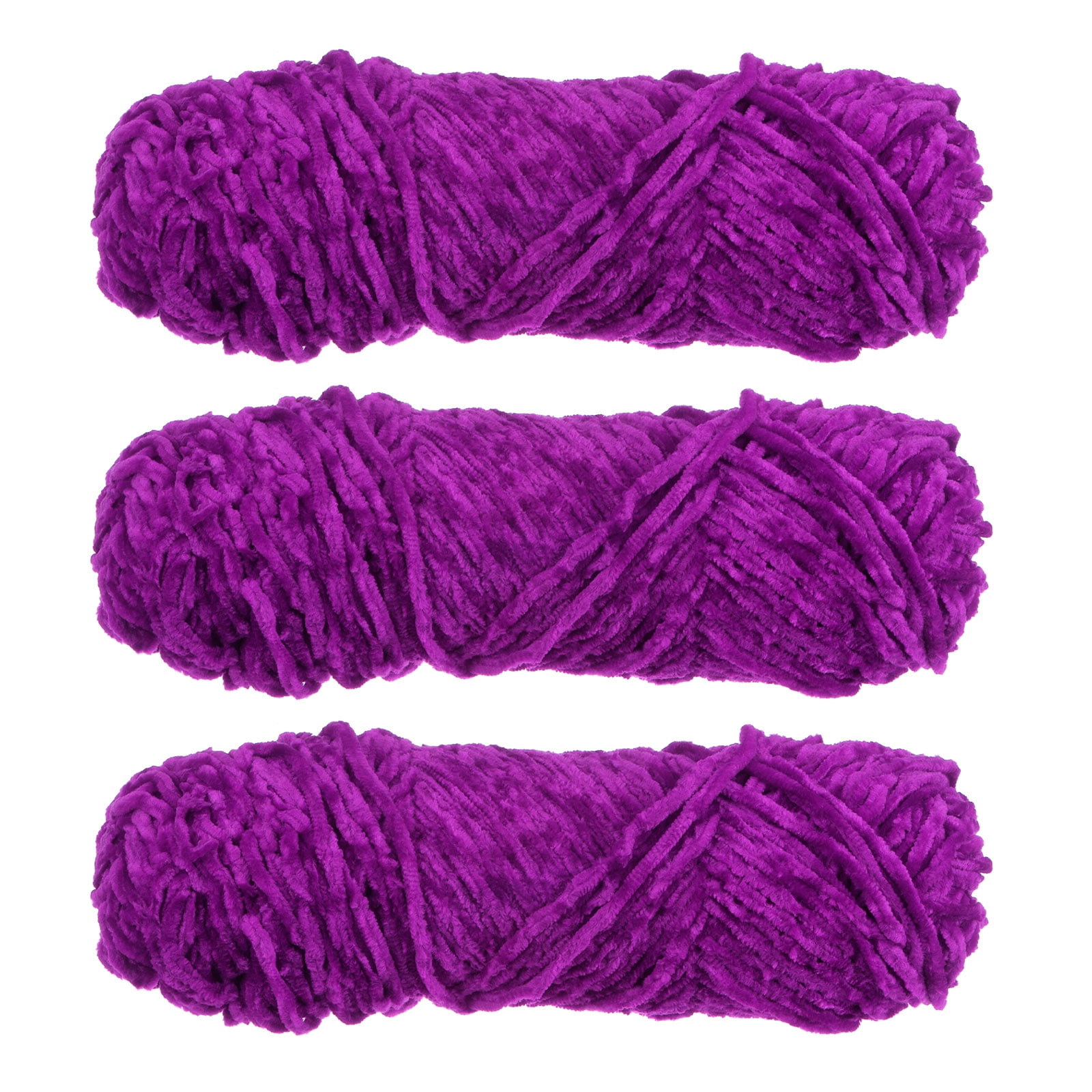 Click here for Unique Bargains 3 Skeins Chenille Yarn Soft Blanke... prices