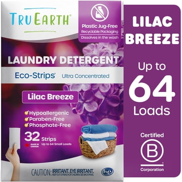 Earth Breeze Eco-Friendly Laundry Detergent Sheets - Fresh Scent, No ...