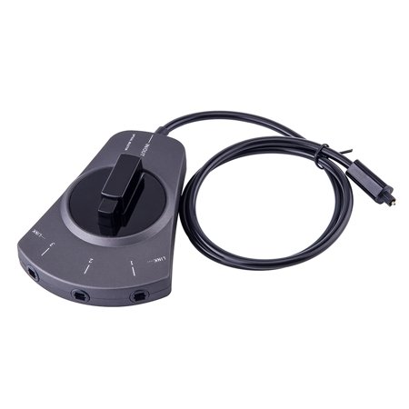Digital Optical Audio Switch 3-Way Cable Selector SPDIF Toslink Cable ...