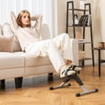 Costway Portable Desk Bike Peddler Machine with Adjustable Resistance ...