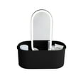 Thinkspace Beauty Storage Organizer with LED Mirror, Black - Walmart.com