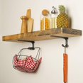 2 Pack 8" Bracket Cast Iron Heavy Duty Floating Shelf Hardware ...