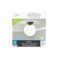 Mainstays 8" Black Integrated LED Flush Mount Ceiling Light with 3 ...
