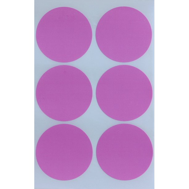 Royal Green Round Dot Stickers 2" inch Pink Circle Labels for Multi ...