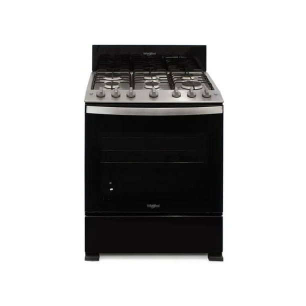 Estufa 6 quemadores Whirlpool ENC1240827 WFR-3100B 30 Pulgadas Negra ...