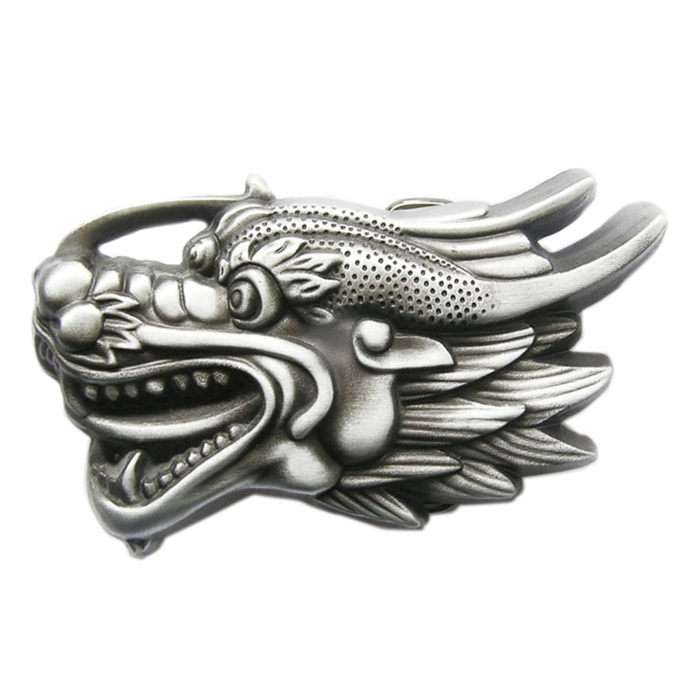 Vintage 3D Cut Out Dragon Head Belt Buckle Gurtelschnalle - Walmart.com