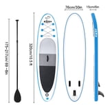 Inflatable Stand Up Folding Paddle Board (6" Thick) with SUP ...