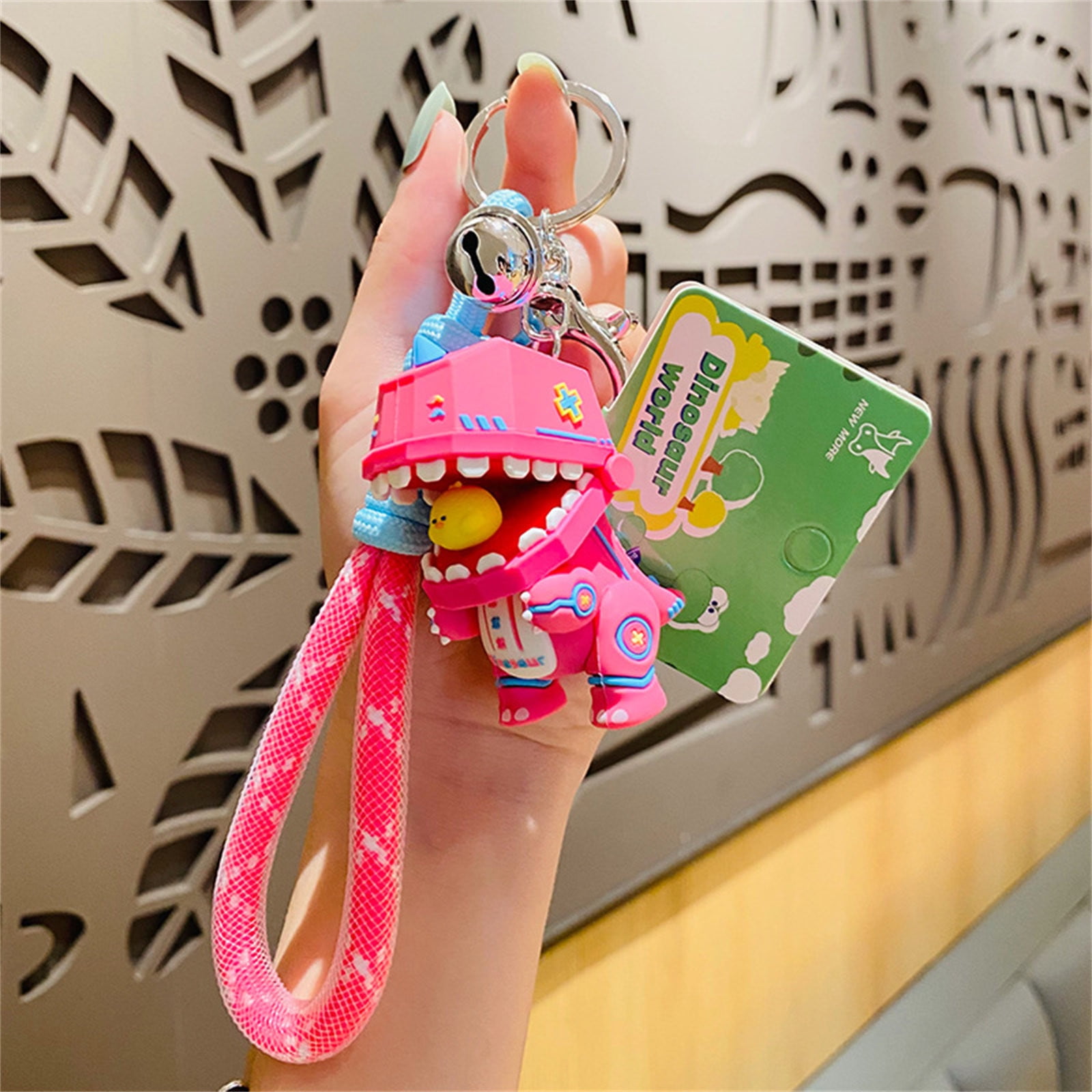 Best Value: Large Keychain, Mechanical Dinosaur Keychain Pendant For ...