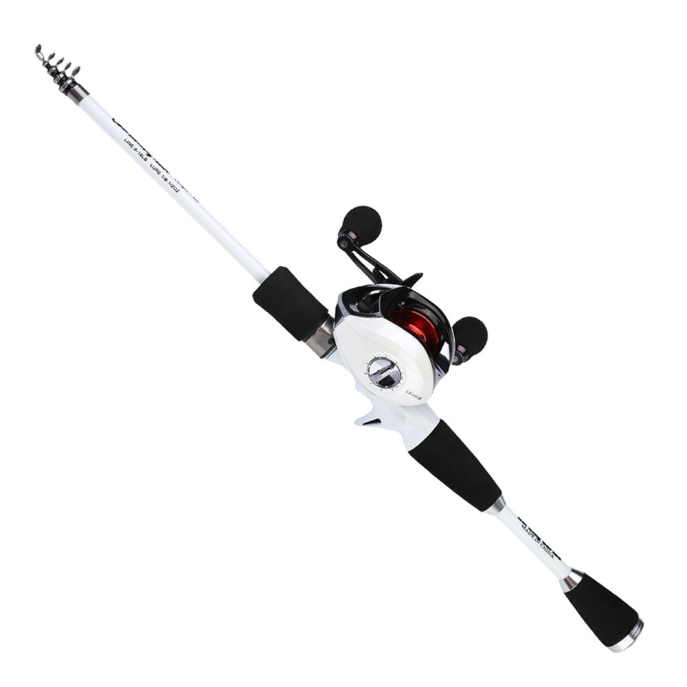 Sea Freshwater Adjustable Mini Portable Telescopic Fishing Rod Fishing ...