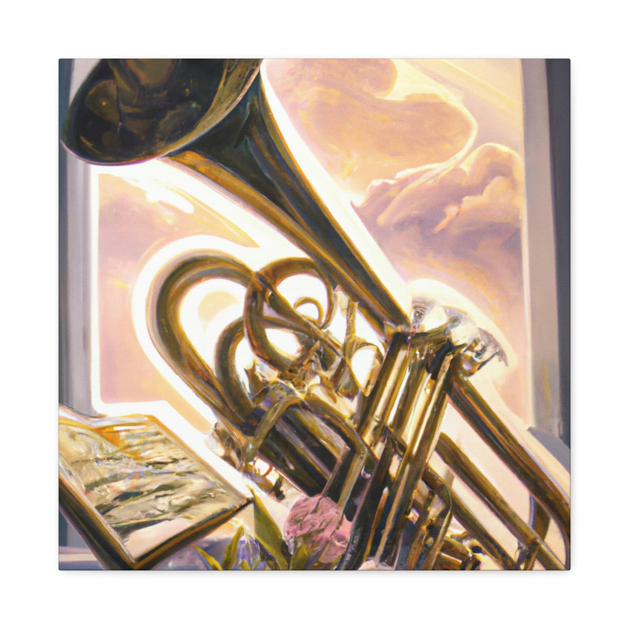 Trombone of the Jazz Age - Canvas - Walmart.com