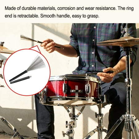 Wear-resistant Drum Brushes Cleaning Tool Musical Manual Percussion ...