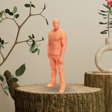 1/64 Scale Figure Character Doll for Miniature Scene Micro Landscape ...